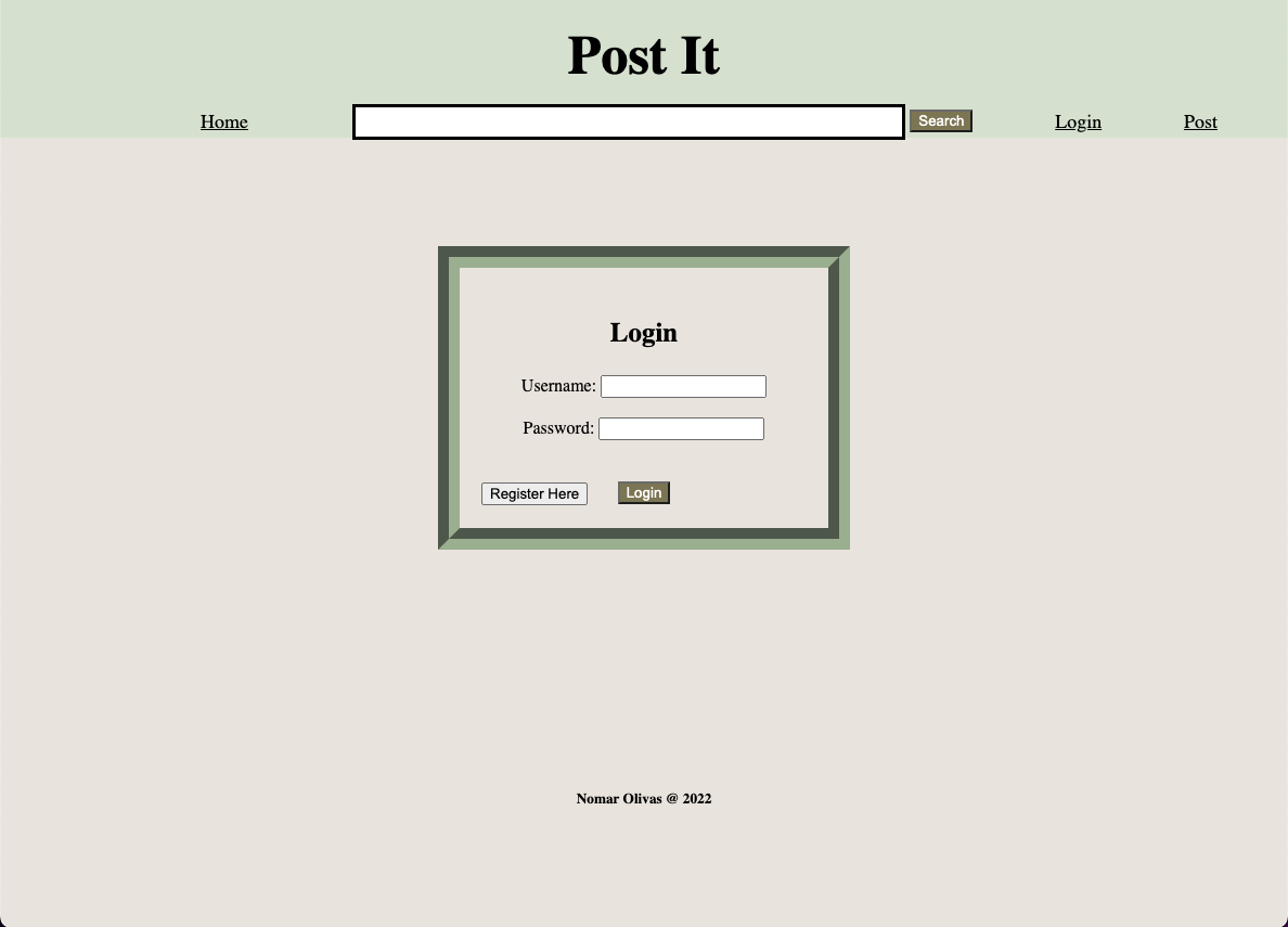 GitHub - nomarolivas/PostIt: Web-Based application, similar to tumblr ...