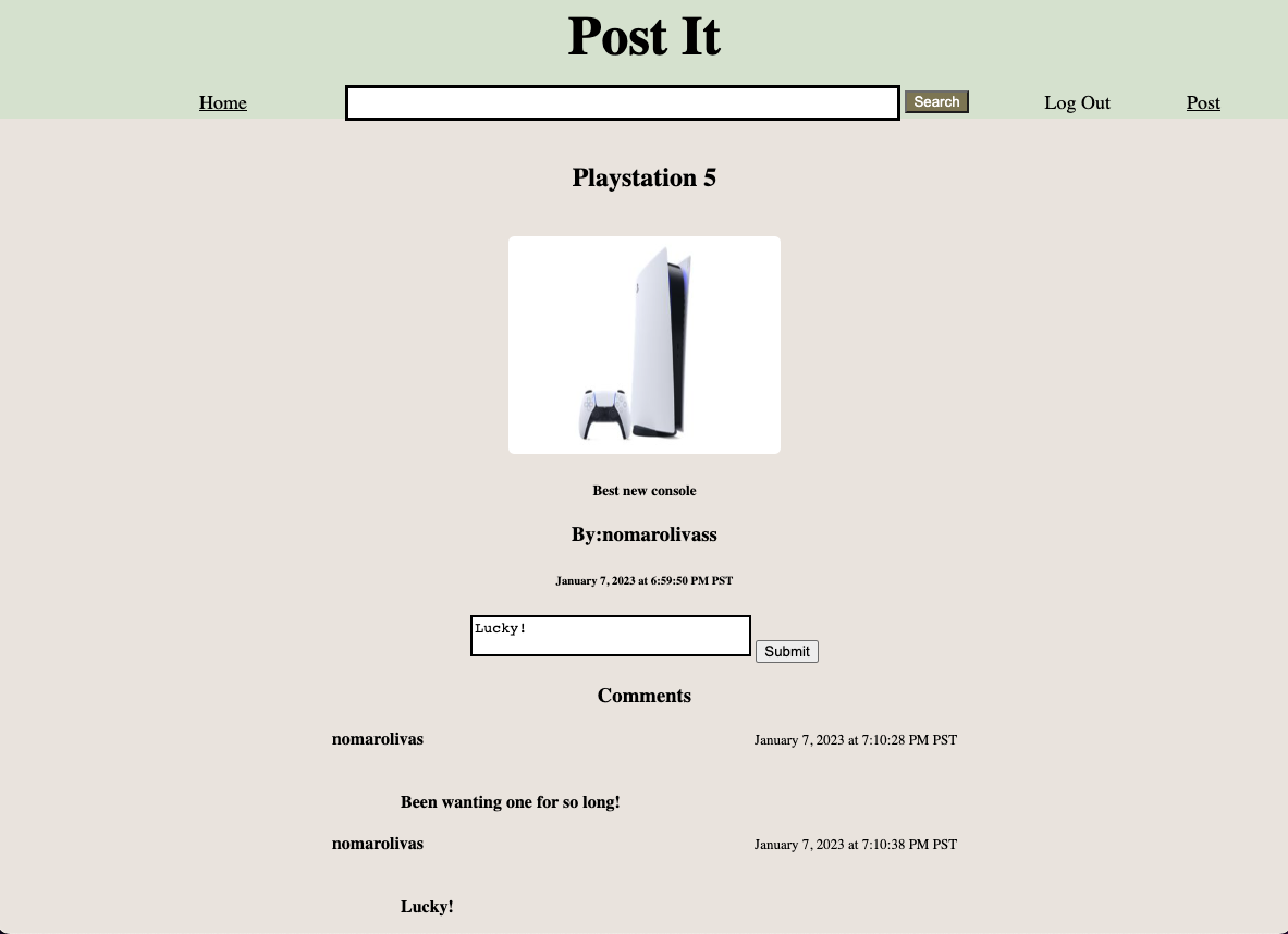 GitHub - nomarolivas/PostIt: Web-Based application, similar to tumblr ...