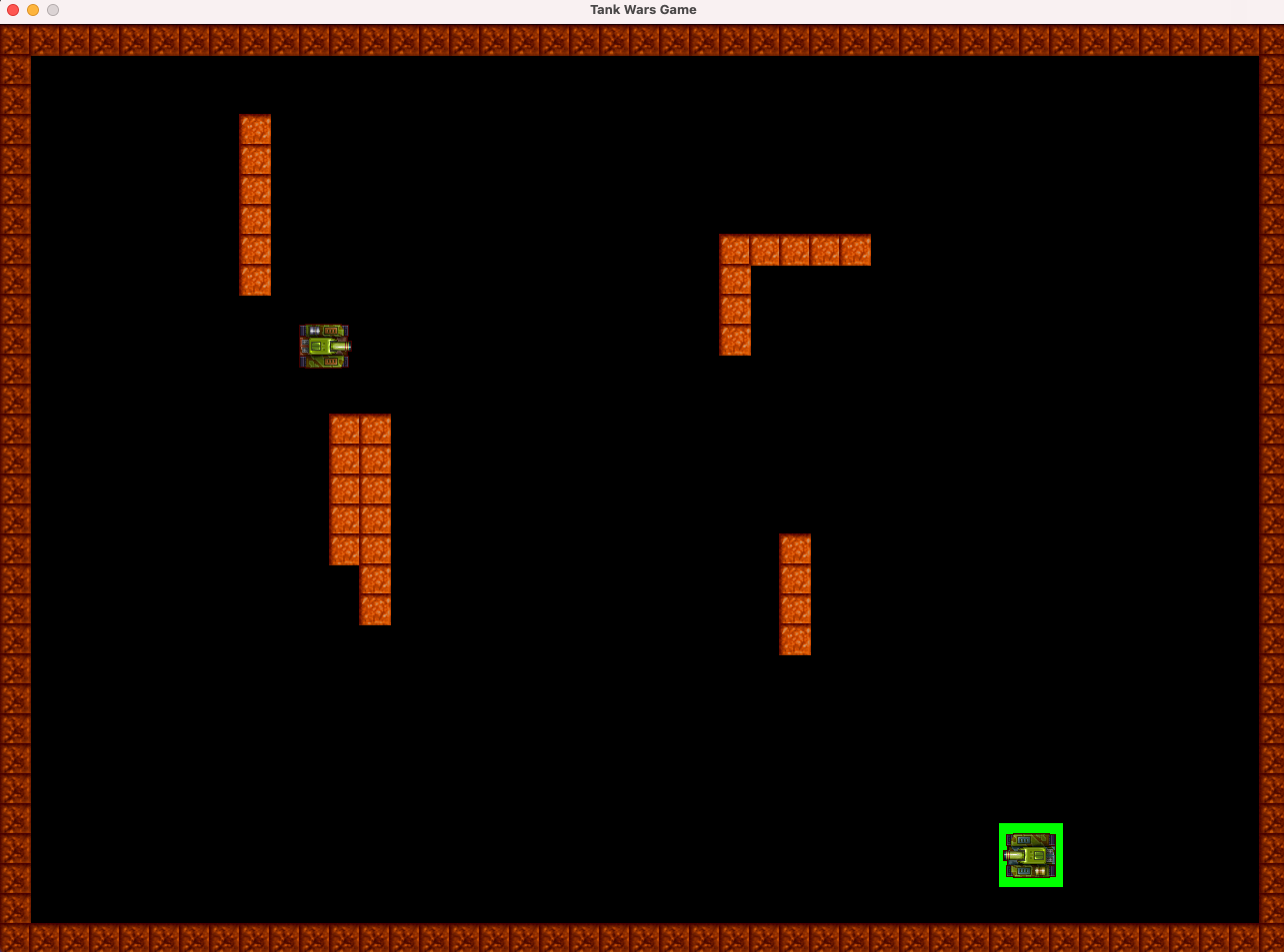 GitHub - nomarolivas/Tank-Wars-Game: Multiplayer game where two players ...