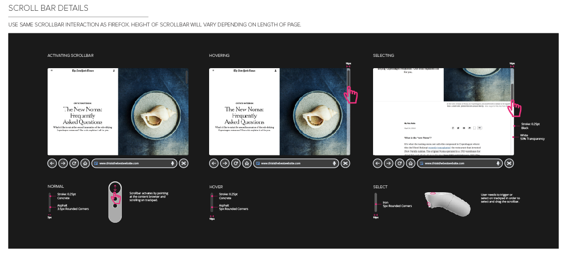 Draggable scrollbars · Issue #317 · MozillaReality/FirefoxReality · GitHub