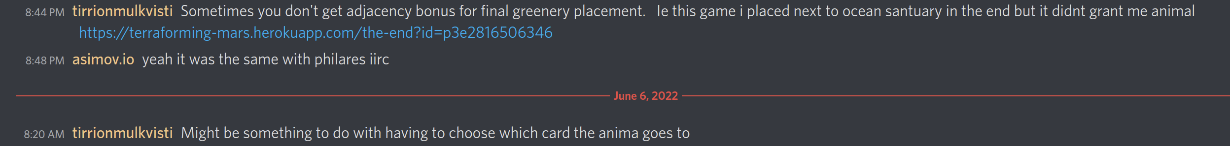 Philares bonuses not granted during final greenery placement · Issue #4538 · terraforming-mars ...