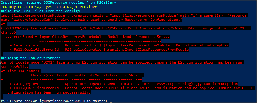 Importclassresourcesfrommodule Exception Calling Importclassresourcesfrommodule · Issue 176
