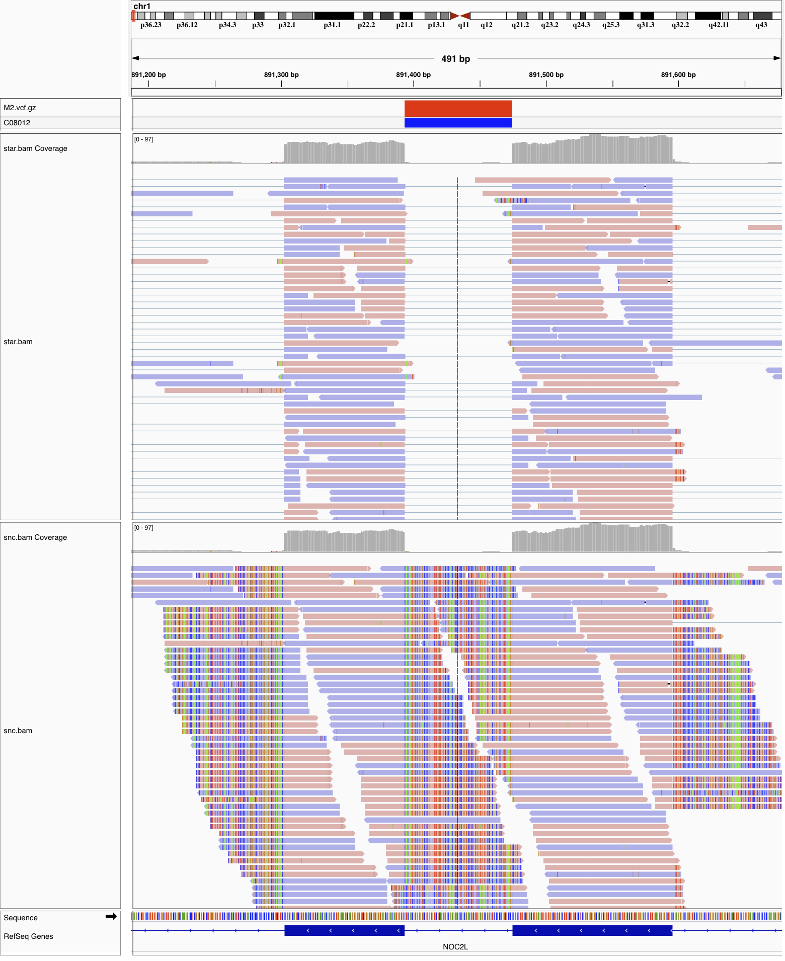 Mutect2 calls soft-clips as INDELs b/t exons with short IVS in RNA-Seq data · Issue #6734 ...
