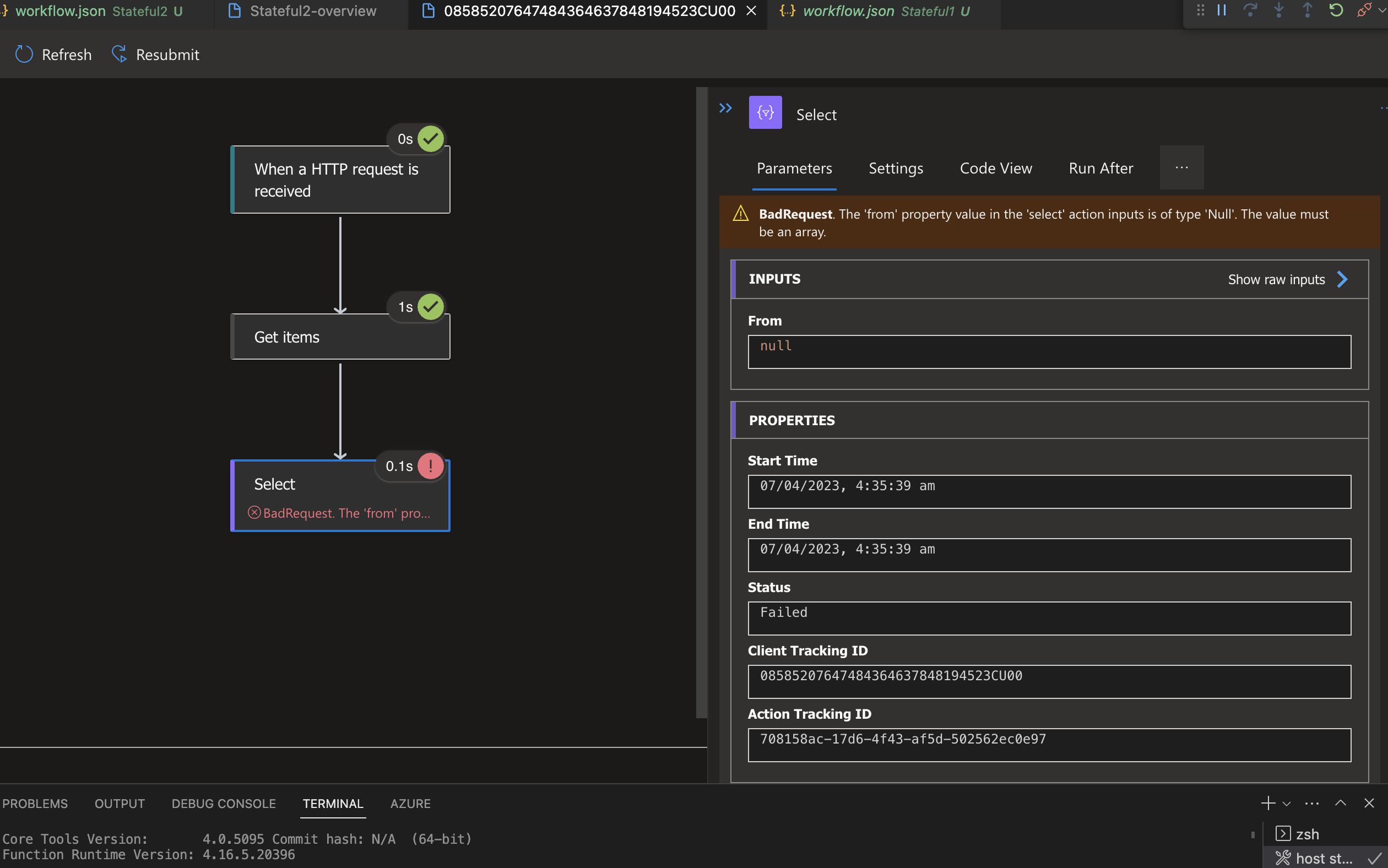 VS Code Designer 2.0.24 - token picker issue for actions that have body() for their results ...