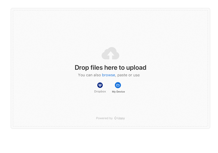 add option to show "my device" all the time · Issue #2005 · transloadit/uppy · GitHub