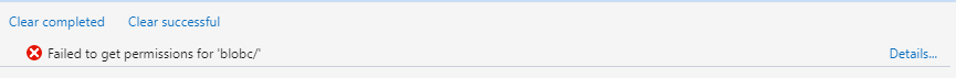 Fail to execute 'Manage Access Control Lists…' action for one ADLS Gen2 blob container · Issue ...