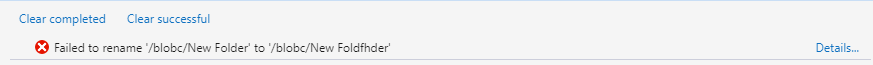Fail to rename one ADLS Gen2 folder · Issue #4006 · microsoft/AzureStorageExplorer · GitHub