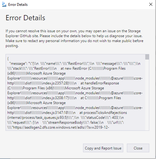 Fail to get permission for one SAS attached ADLS Gen2 blob container · Issue #4016 · microsoft ...