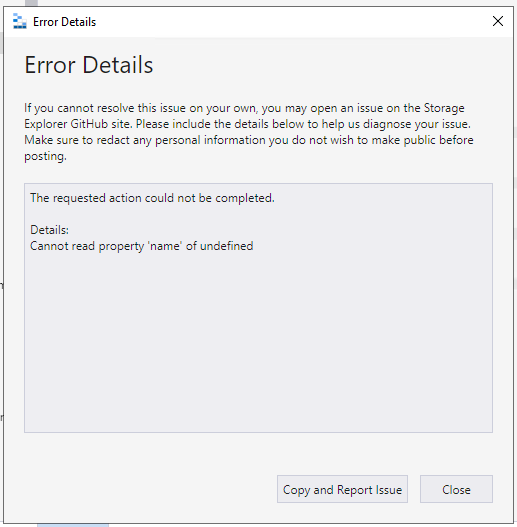 An Error Dialog Pops Up When Executing The Action Propagate Access Control Lists… For One