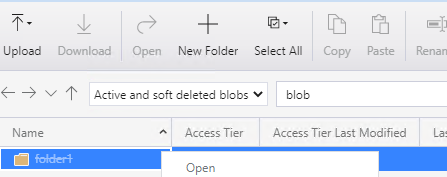 The ADLS Gen2 folder displays as a soft-deleted block blob after soft deleting it · Issue #4672 ...