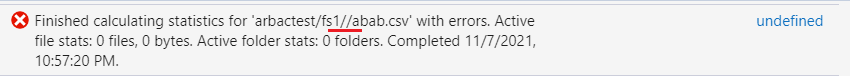 There is an extra slash at the beginning of the path for file share items · Issue #5149 ...