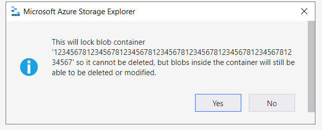 It would be better to adjust the size of the Acquire/Break Lease dialog for blob containers to ...