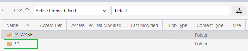 The local folder whose name is '%2A%3F' displays as '*?' when uploading ...