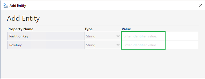 There is no clue message in the initial PartitionKey and RowKey Value boxes · Issue #5914 ...