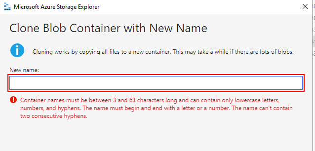 Miss In The Waning Message On The Clone Blob Container With New Name Dialog · Issue 6120