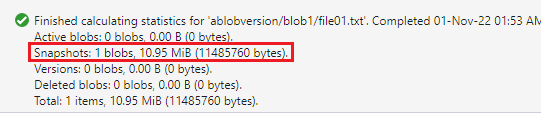 Soft Deleted Blob Versions Count As Deleted Blobs While Soft Deleted Blob Snapshots Count As