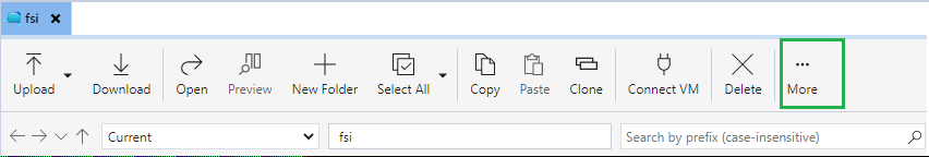 The toolbar actions can't be collapsed for one file share · Issue #6242 ...