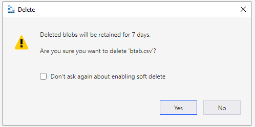 It is better to remove the checkbox "Don't ask again about enabling ...
