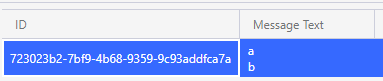 Queue message format is displayed incorrectly when there are white ...