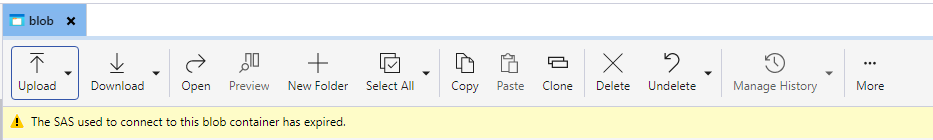 Display a warning message that the connection has expired if attaching ...