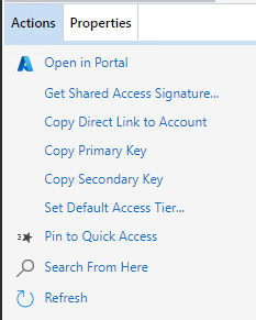 Miss several actions icons in the 'Actions' panel for tree view node · Issue #6657 · microsoft ...