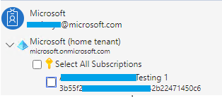 The current checkboxes status doesn't make sense if unhide one subscription when the checkbox ...