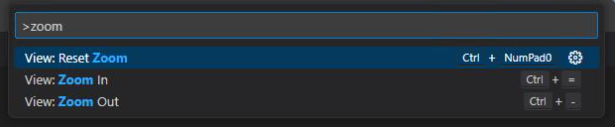 It is better to add a shortcut for the action 'Reset Zoom' · Issue ...