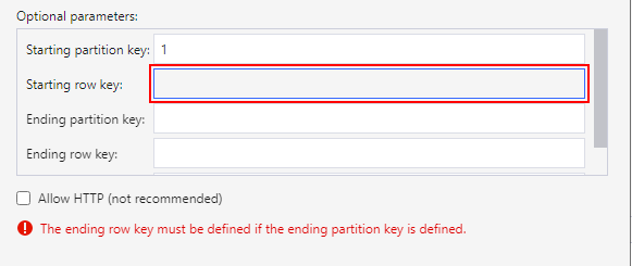 The error message doesn't make sense if typing one character into ...