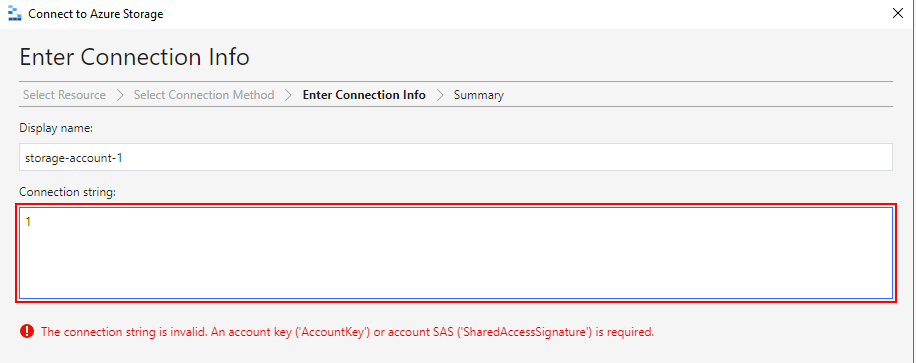 There Is No Alert Message When Typing Invalid String Into Connection