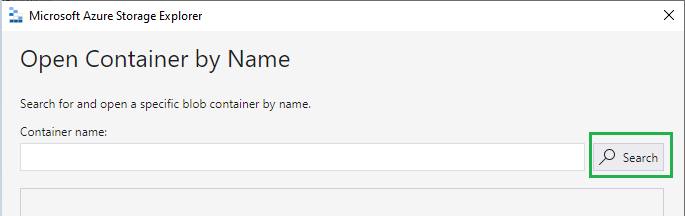 There is no search icon in 'Search' button on the 'Open Container by Name' dialog · Issue #6796 ...