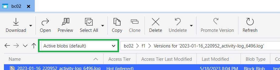 The context view shows as blank if the string on the address bar got changed for one Azure AD ...