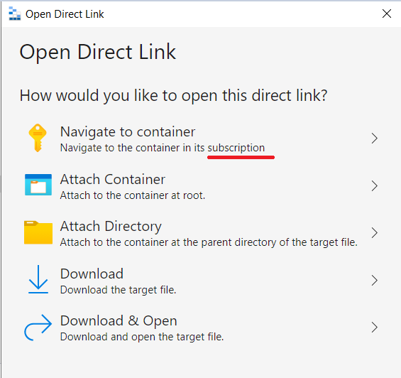 It Would Be Better To Add A Dot For The First Option Description On The Open Direct Link 