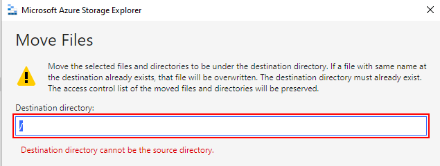 There is no icon for the error message in 'Clone/Rename/Move/Edit Tags/New Folder/Properties ...