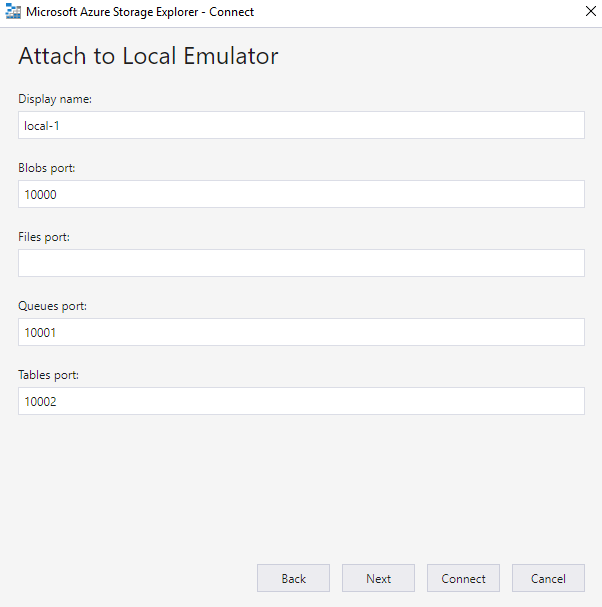 Keep the values of default ports consistent between 'Attach to Local ...