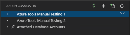 No subscription icon displays for one subscription · Issue #1151 · microsoft/vscode-cosmosdb ...