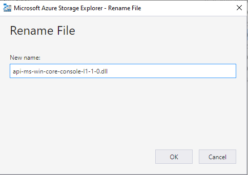 Nothing happens after clicking 'Rename' button for one ADLS Gen2 blob · Issue #2021 · microsoft ...