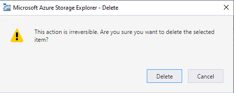 An error dialog pops up when trying to delete one ADLS Gen2 blob · Issue #2022 · microsoft ...