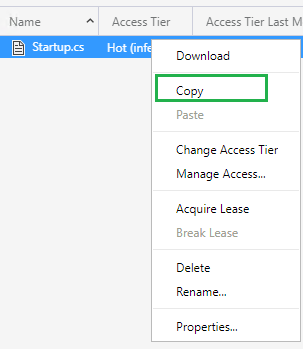 'Copy' is disabled for one blob in one Azure AD attached ADLS Gen2 blob container · Issue #2155 ...