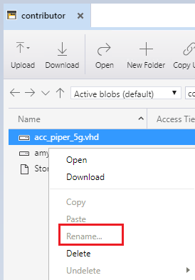 'Rename' is disabled for one blob in one Azure AD attached blob container · Issue #2168 ...