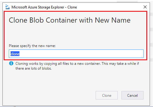 The layout of Clone dialog is unfriendly for one blob container · Issue #2572 · microsoft ...