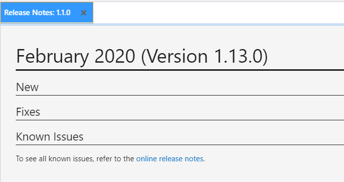 The release notes content is incorrect when clicking 'View Release ...