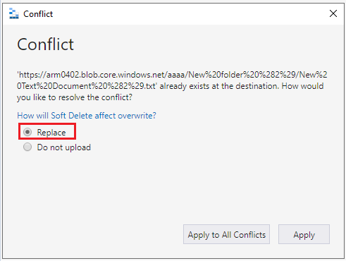Update 'Replace' to 'Overwrite' in Upload Conflict dialog · Issue #2909 ...