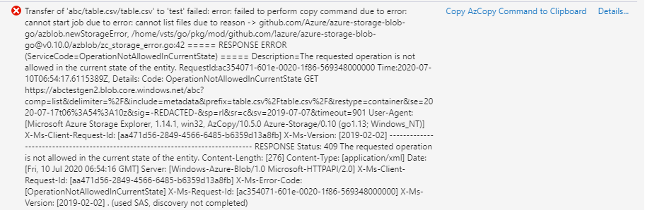 Fail to paste ADLS Gen2 snapshot to another ADLS Gen2 blob container · Issue #3212 · microsoft ...