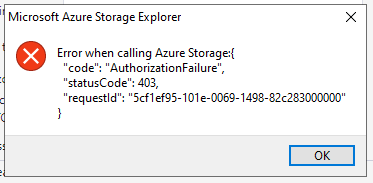 The action 'Get Shared Access Signature…' is enabled for one blob under a SAS attached storage ...