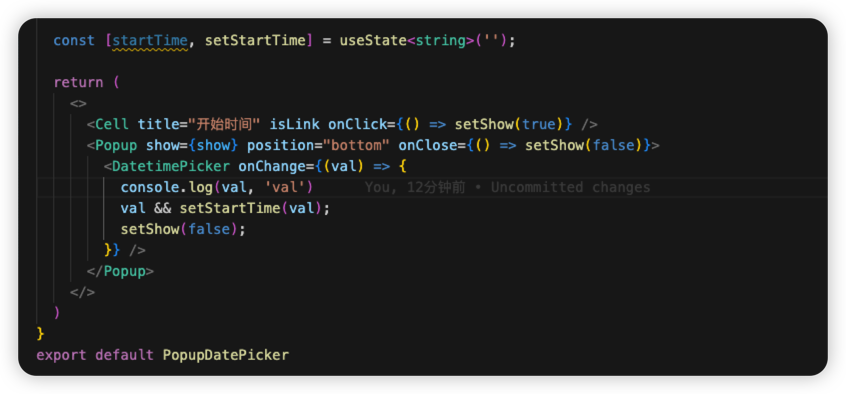 taro中使用DatetimePicker 组件，有些时候popup谈起之后，DatetimePicker组件中的cloumn为空 · Issue #357 · AntmJS/vantui ...