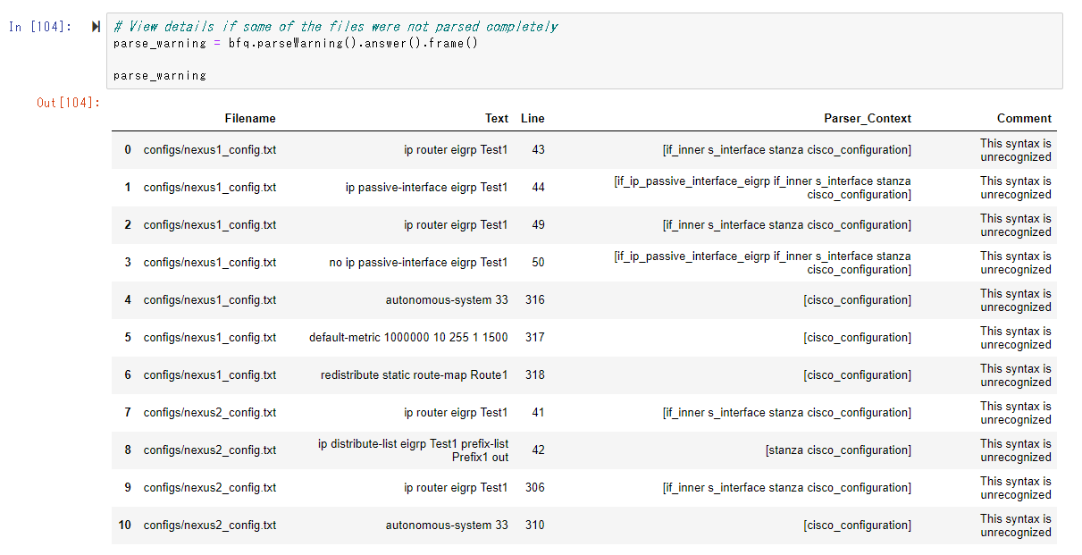 Some NX-OS EIGRP commands are not recognized · Issue #4684 · batfish/batfish · GitHub