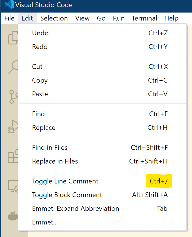Under German QWERTZ keyboard layout, the Edit menu shows incorrect keybinding for Toggle Line ...