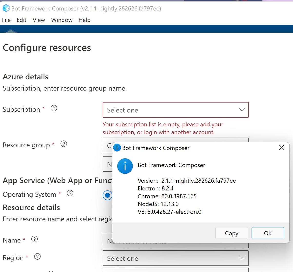 Unable to switch directory when create publish profile | 1.4.0-nightly.229372.feac99a · Issue #2 ...