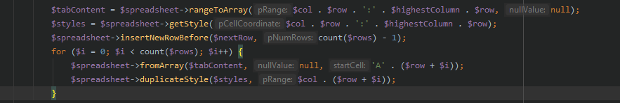 cells not merged on copy row · Issue #1438 · PHPOffice/PhpSpreadsheet · GitHub