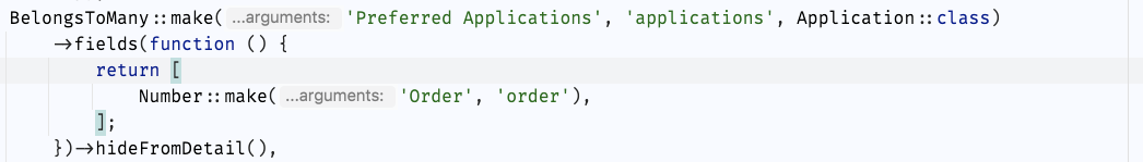 Pivot fields are not shown on overview when using multiple BelongsToMany relationships for same ...
